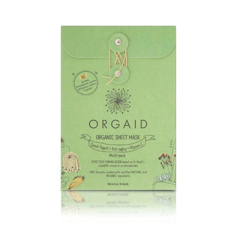 Orgaid Organic Sheet Mask Multipack | The Choosy Chick