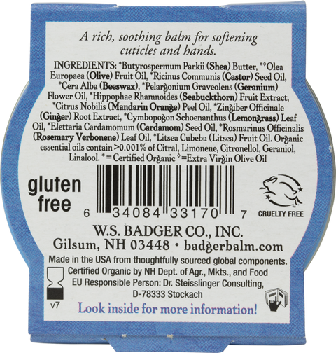 Badger Cuticle Care | The Choosy Chick